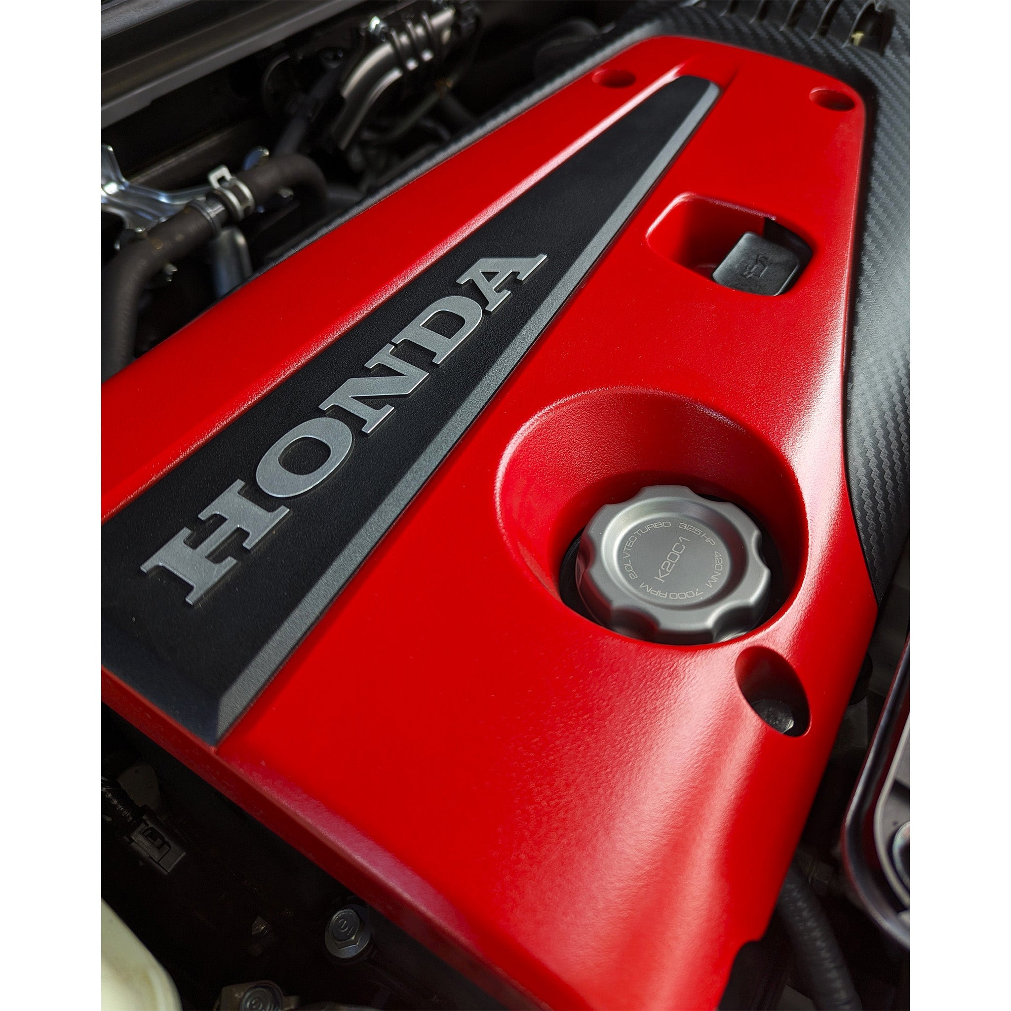 ALPLUS | Titanium Oil Filler Cap | Honda Civic Type R | 2.0T K20C1 ...