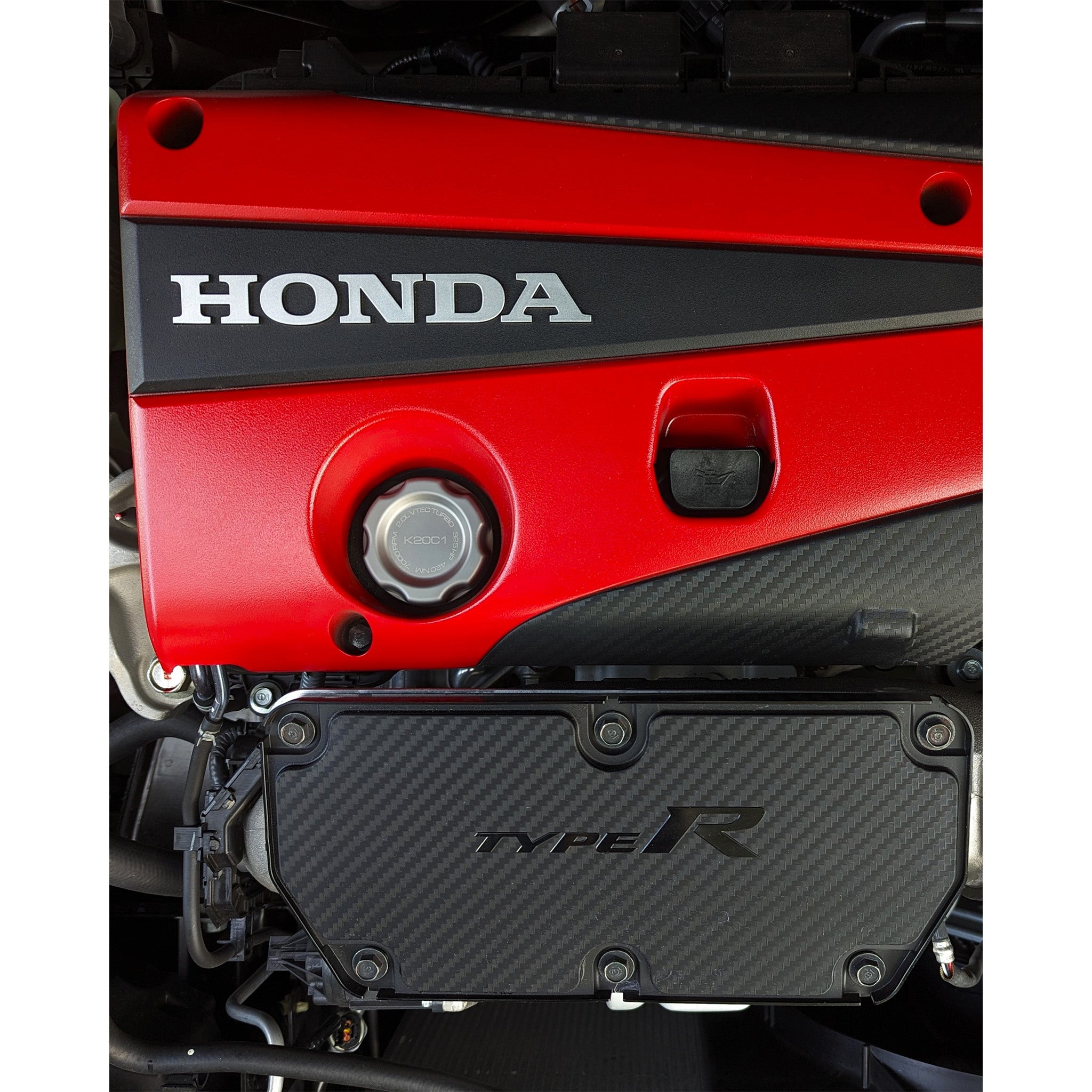 ALPLUS | Titanium Oil Filler Cap | Honda Civic Type R | 2.0T K20C1 ...