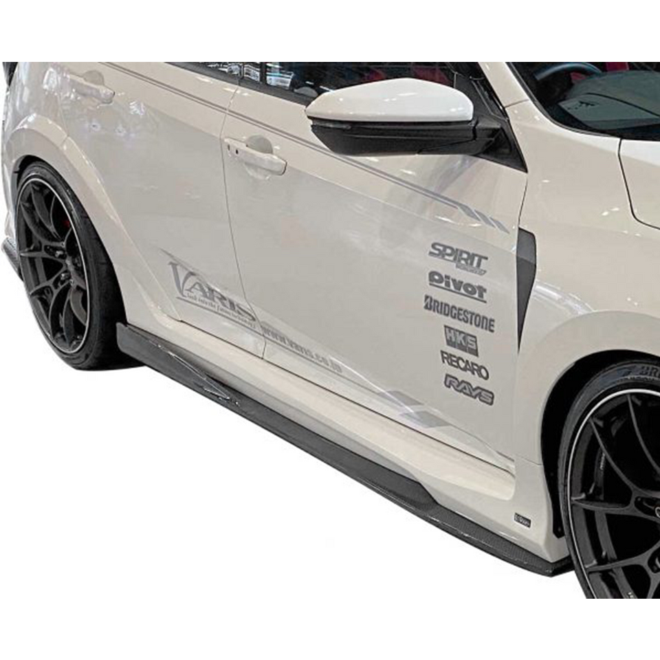 Varis Arising-II Side Skirt And Underboard | Honda Civic Type R | FK8 ...